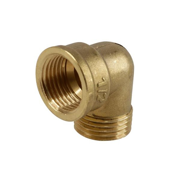 1" Brass Male/Female 90 Degree Elbow