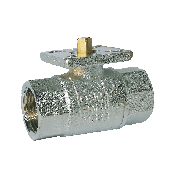 1.1/2" ART160 Brass Ball Valve ISO Direct Mount BSPP Ends FxF PN30