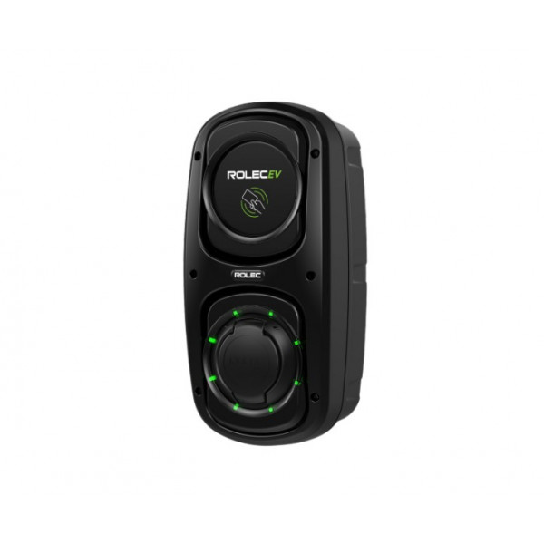 WallPod Smart EV Charger - up to 7.4kW Type 2 Socket - Black