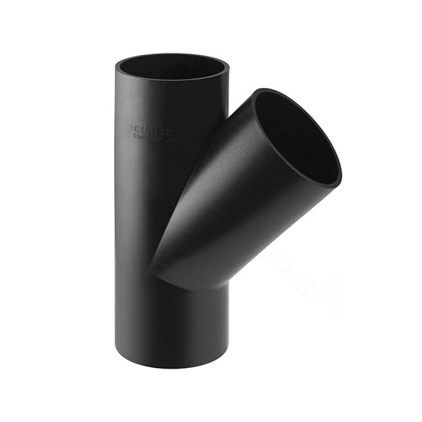 110 x 75mm 135 Degree Geberit HDPE Branch 367.125.16.1