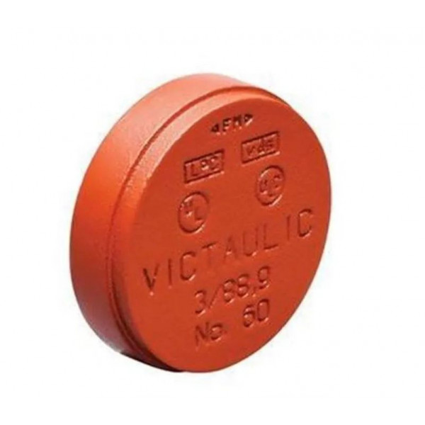 100mm (114.3) V60 Painted Grooved Blank End